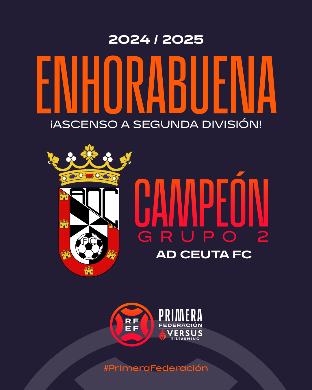 La AD Ceuta FC logra el soñado ascenso | www.rfef.es