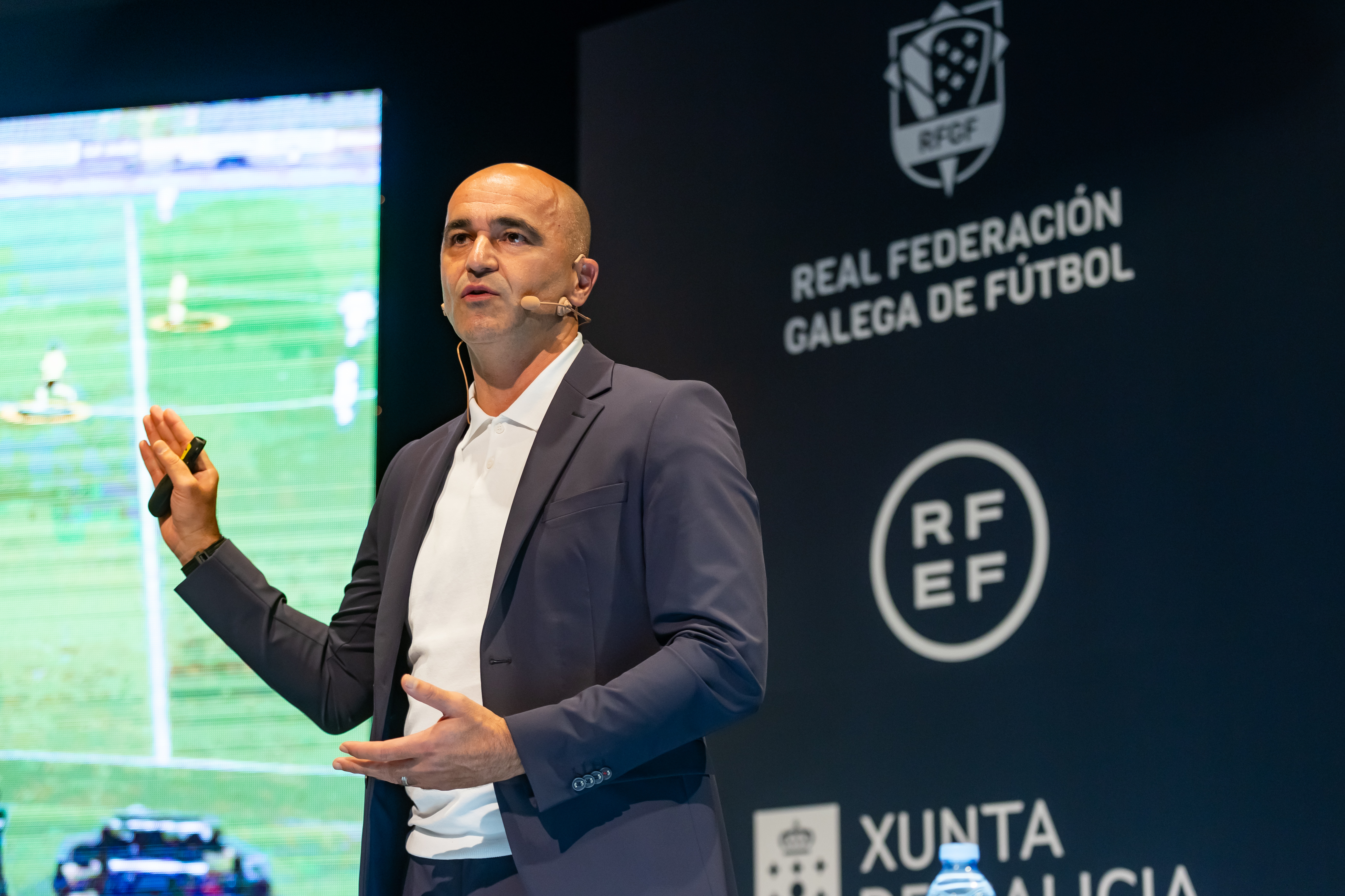 Roberto Martínez, Claudio Giráldez, Eusebio Sacristán y Roberto Olabe ...