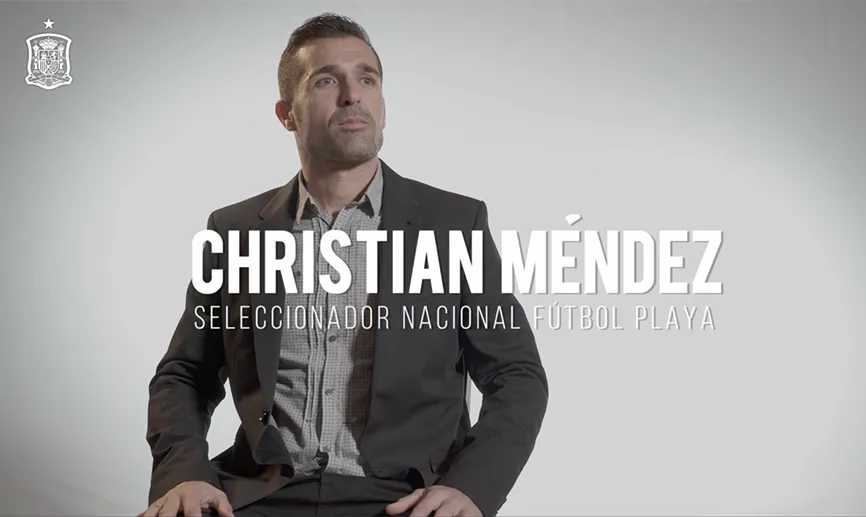 Christian Méndez: "El fútbol playa está en auge" | www.rfef.es