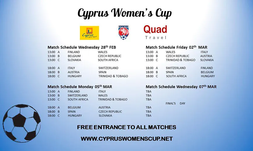 La selección ya conoce su calendario en la Cyprus Women's Cup | www.rfef.es