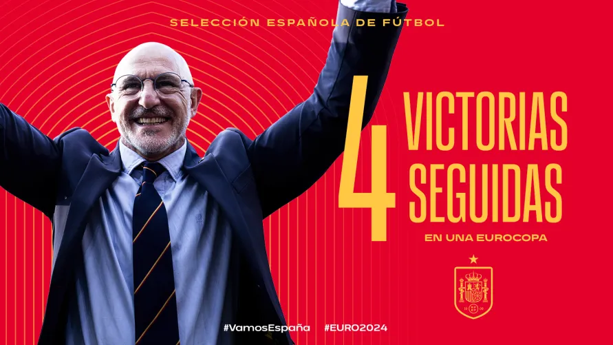 Spain set new consecutive win record with four straight Euros victories ...