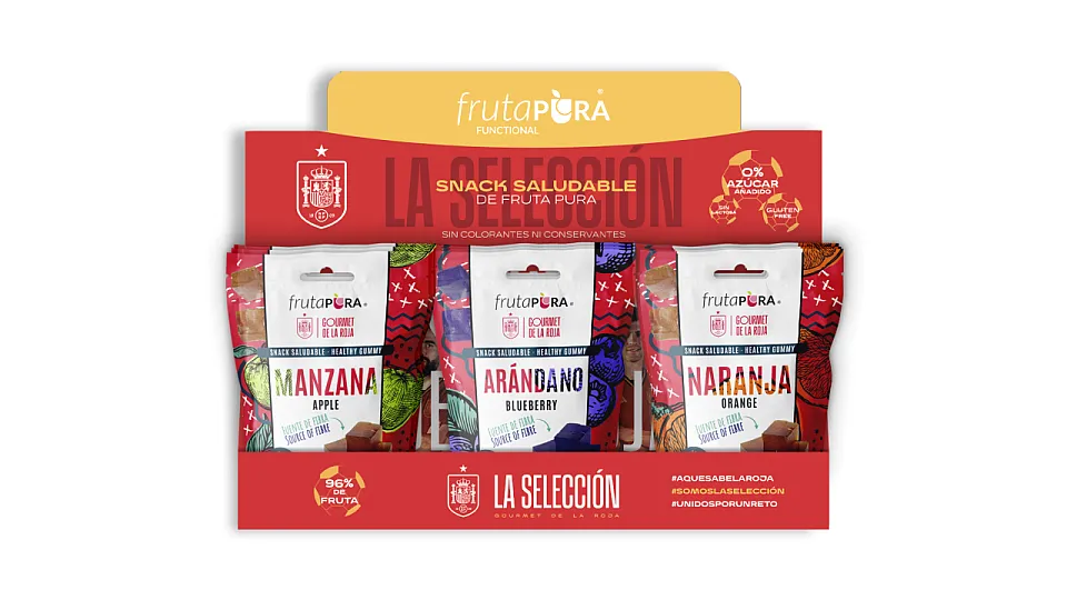 Fruta Pura, nueva línea saludable de El Gourmet de La Roja | www.rfef.es