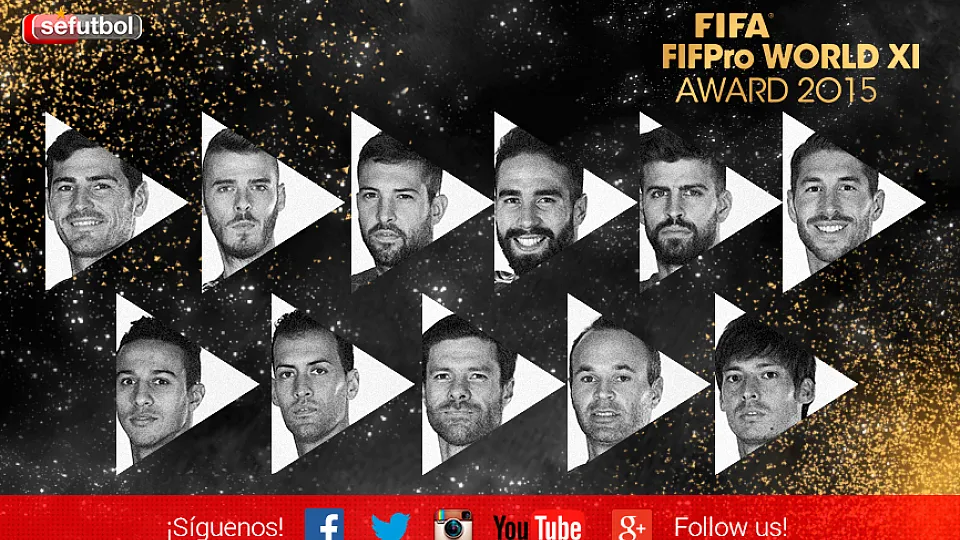 Once internacionales de la Selección española nominados para formar ...