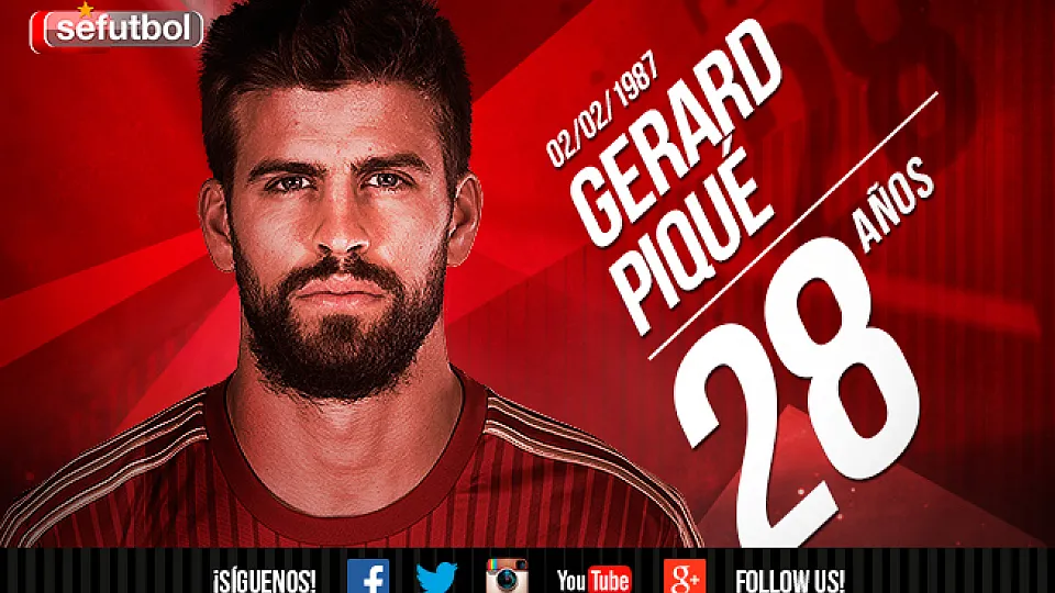 Gerard Piqué, pilar de la defensa de la Selección, cumple 28 años | www ...