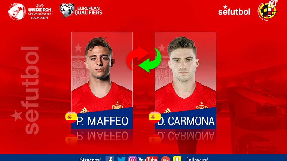 OFICIAL | David Carmona sustituye a Pablo Maffeo en la concentración ...
