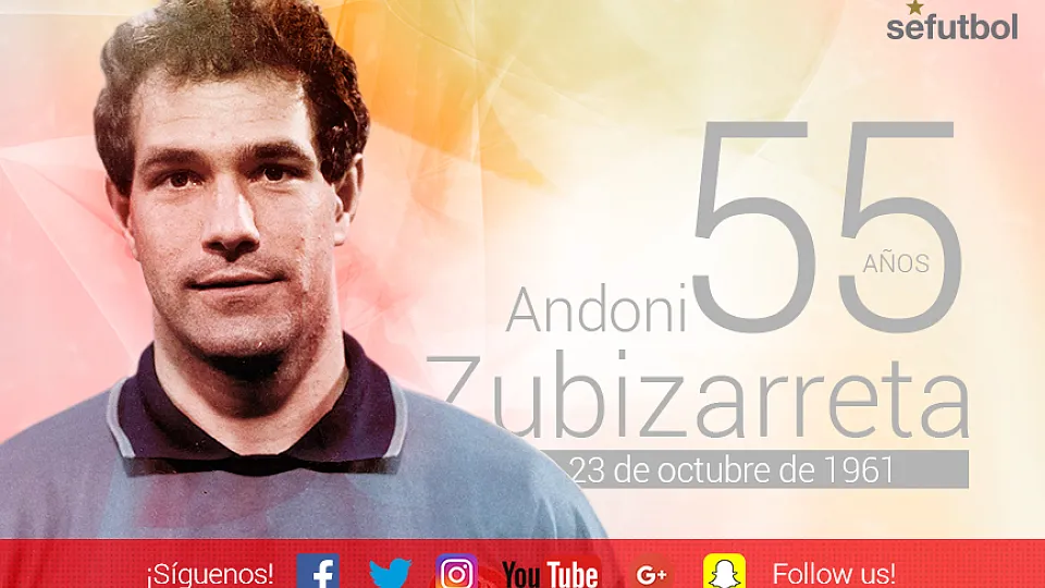 Andoni Zubizarreta, guardián de la portería española en los 80 y los 90 ...